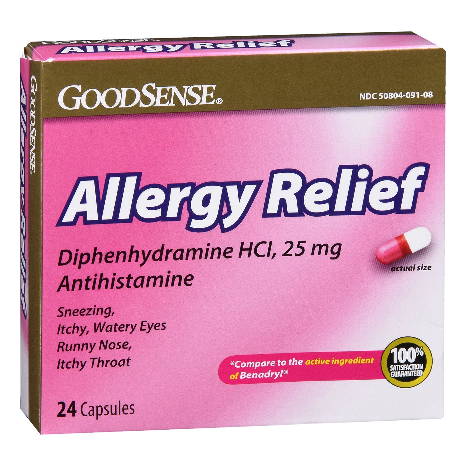 Allergy Relief Capsules (24-ct) – School Nurse Supply