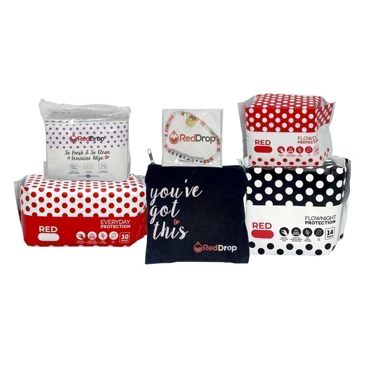 RedDrop Period Kit – School Nurse Supply