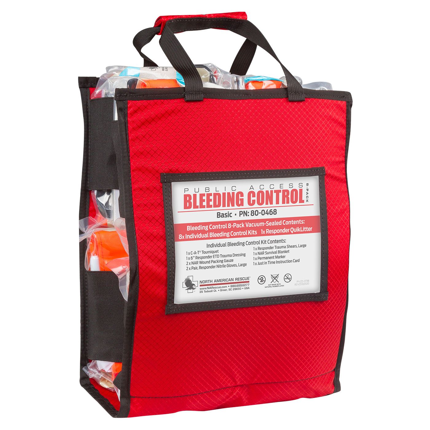 Public Access Individual Bleeding Control 8-Packs – School Nurse Supply
